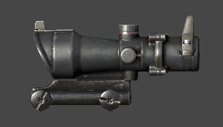 atog 4x32 scope acogoptic a standardized rail mounted 4x magnifying ...