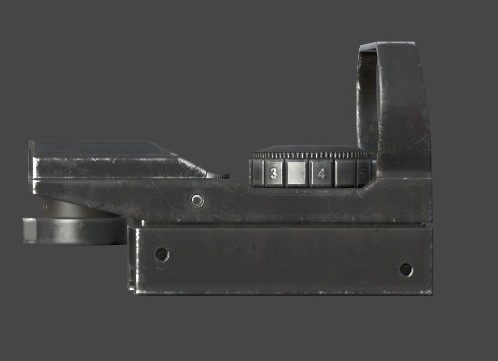 baraka sights reflexoptic standardized rail mounted non magnifying ...